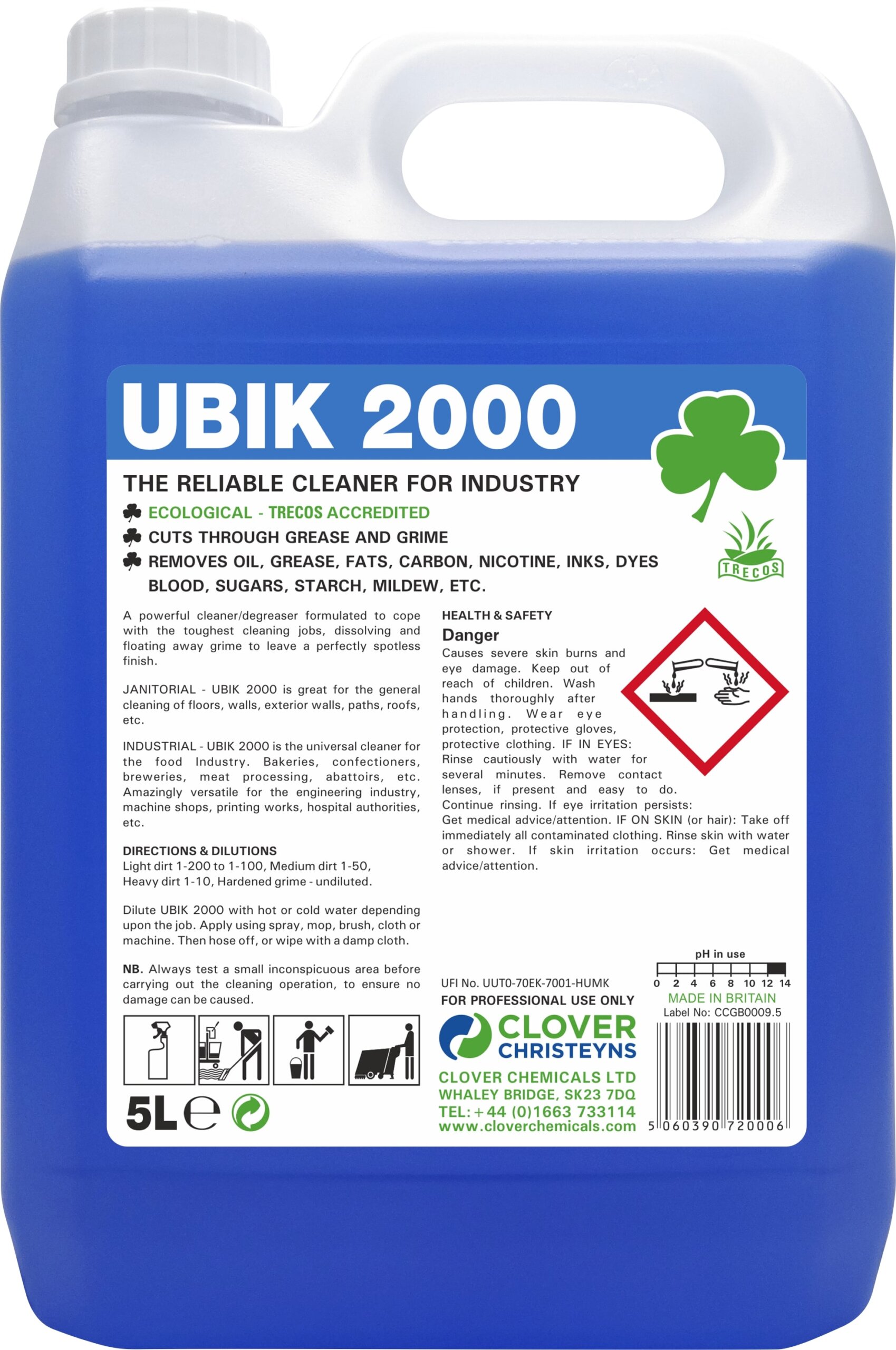 Ubik 2000 20L - Hygienique.com